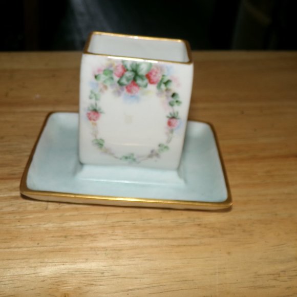 japan | Accents | Vintage Fine China Glass Match Holder | Poshmark